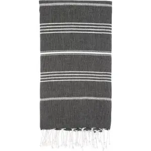 ECO HILANA Pure Series Sustainable Turkish Towel - Black