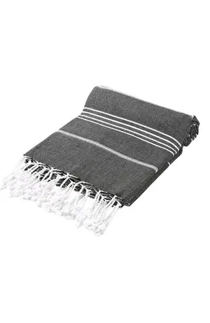 ECO HILANA Pure Series Sustainable Turkish Towel - Black