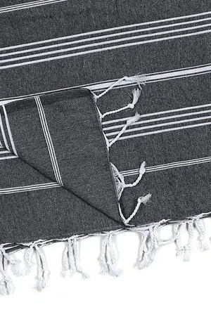 ECO HILANA Pure Series Sustainable Turkish Towel - Black