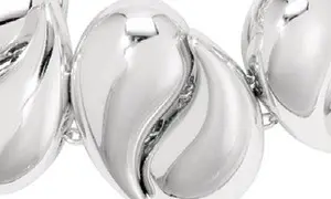 Ettika Teardrop Link Bracelet - Silver