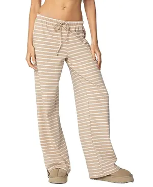 EDIKTED Jona Stripey Slit Pants