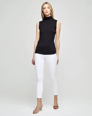 L'Agence Ceci Sleeveless Top - Black