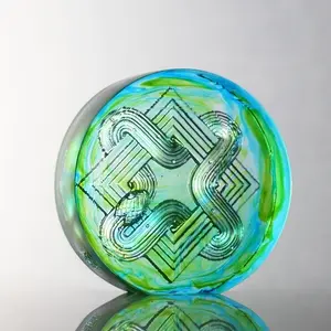 LIULI Endless New Horizons Crystal 2025 Snake Paperweight