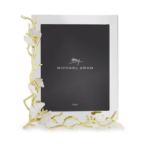 Michael Aram Butterfly Ginkgo Gold Reflective Frame, 8 X 10 - Silver