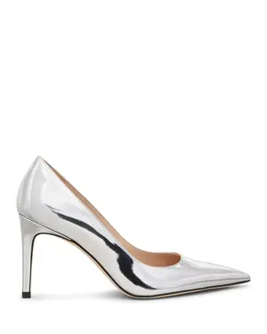 STUART WEITZMAN Power 85 Pumps - Silver