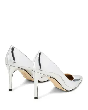 STUART WEITZMAN Power 85 Pumps - Silver