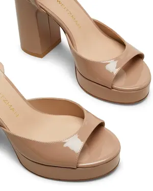 STUART WEITZMAN Dayna Ii Platform Sandals - Fawn