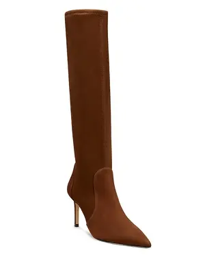 STUART WEITZMAN Power 75 Boots - Deep Coffee