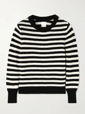 Suzie Kondi Sarra Striped Cashmere Sweater