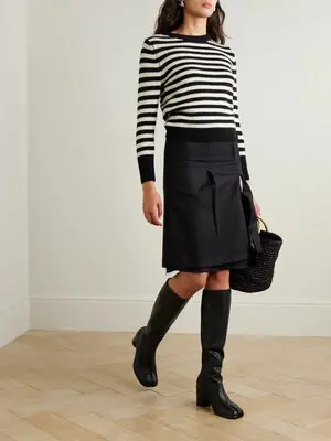 Suzie Kondi Sarra Striped Cashmere Sweater