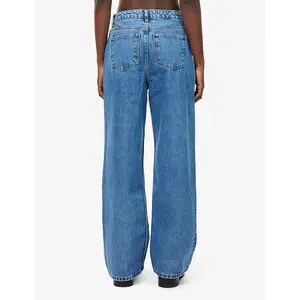SKALL STUDIO Willow Wide-leg Mid-rise Denim Jeans