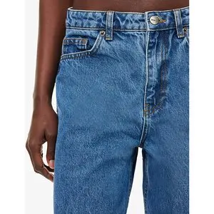 SKALL STUDIO Willow Wide-leg Mid-rise Denim Jeans