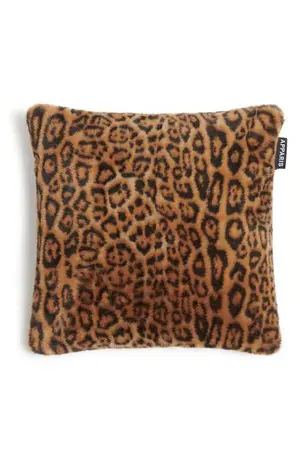 Apparis Brenn Faux Fur Accent Pillow Leopard