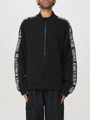 Versace Zip Up Sweatshirt - Black