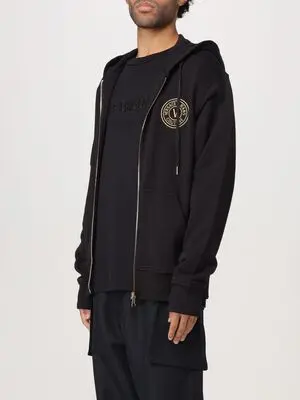 Versace Full Zip Hoodie - Black