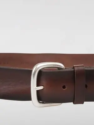 ORTIGNI Leather Belt - Brown