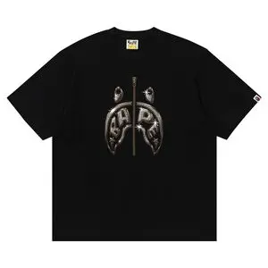 A BATHING APE Mad Shark Photo Print Relaxed Fit Tee