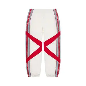 Supreme Cross Paneled Track Pant - White