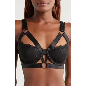 KILO BRAVA Lace Underwire Bra - Black