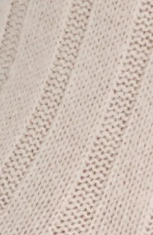 Nordstrom Rib Cashmere Blend Crew Socks - Ivory