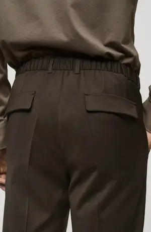 Mango Slim Fit Coolmax® Straight Leg Trousers