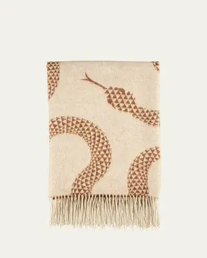 Jonathan Adler Edna Merino Wool Throw, 50" X 70