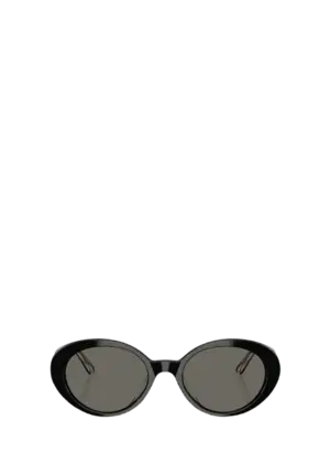 Oliver Spencer Acetate Oval Sunglasses - Black