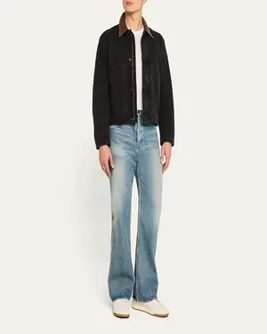 Saint Laurent Canvas Work Jacket