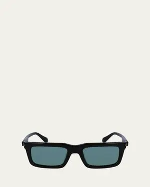 FERRAGAMO Ferragamo Prisma Rectangle Sunglasses Black