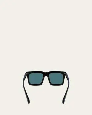 FERRAGAMO Prisma Rectangle Sunglasses - Dark Tortoise