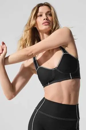 Alo Yoga Airlift Redefine Bra - Black/white