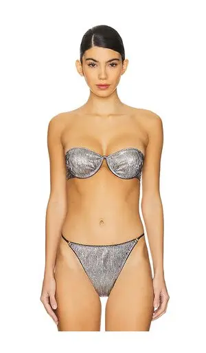 Love Stories Glow Bra In Metallic