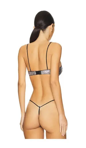 Love Stories Glow Bra In Metallic