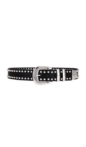 PETIT MOMENTS Double Barrel Belt - Black & Silver