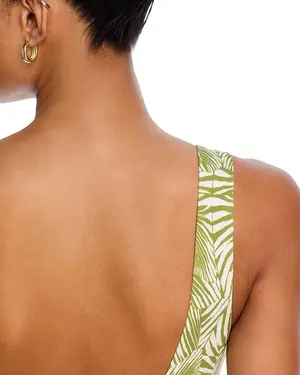 Aqua Swim One Piece Swimsuit - Olive Multi