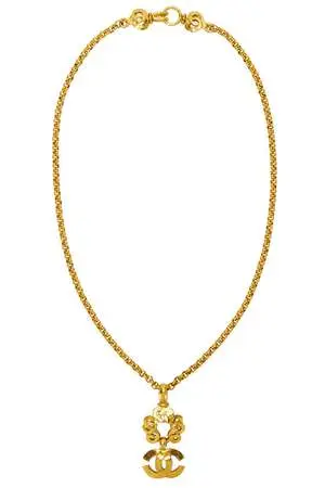 Chanel 1997 Coco Mark -tone Necklace
