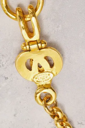 Chanel 1997 Coco Mark -tone Necklace