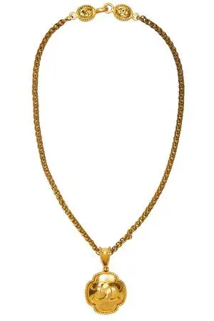 Chanel 1996 Coco Mark Necklace - Gold