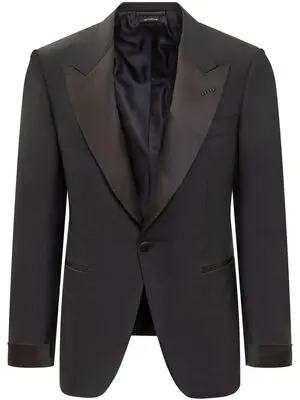 TOM FORD Wool Blazer - Black