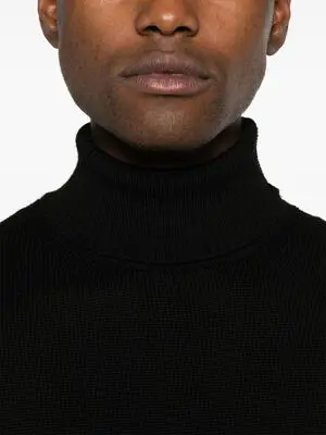 BALLANTYNE Turtleneck Wool Sweater - Black