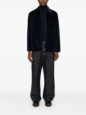 BALLANTYNE Turtleneck Wool Sweater - Blue