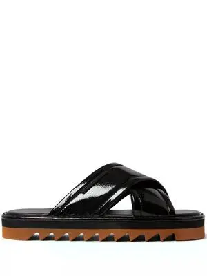Stella McCartney Patent-finish Slides