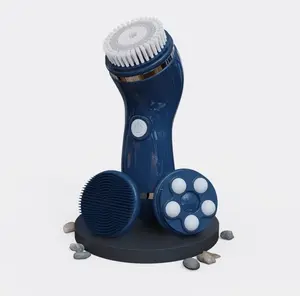 Perry Ellis S 4-in-1 Massage & Facial Cleaning Device - Black
