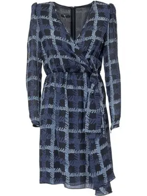 Emporio Armani Check-pattern Dress