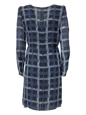 Emporio Armani Check-pattern Dress