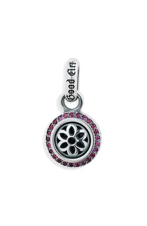 Good Art Hlywd Ruby Lotus Pendant - Silver/ Rubies