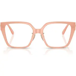 Versace 54mm Square Optical Glasses - Opal Pink