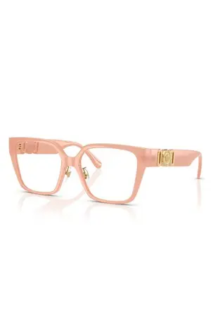 Versace 54mm Square Optical Glasses - Opal Pink