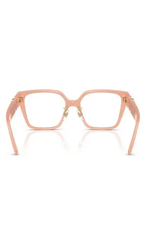 Versace 54mm Square Optical Glasses - Opal Pink