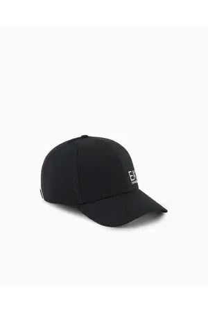 EA7 Train Core Cotton Baseball Cap - Black